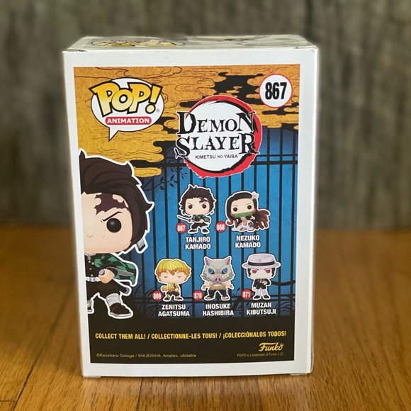 Funko | Toys | 220 Funko Pop Demon Slayer Tanjiro Kamado 867 Vinyl ...